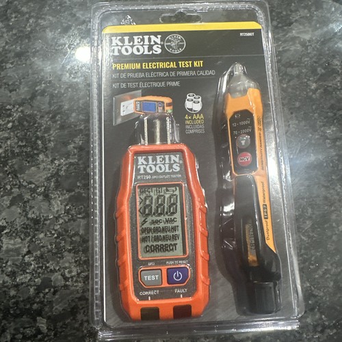 KLEIN TOOLS RT250KIT PREMIUM ELECTRICAL TEST KIT WITH CARRYING CASE ...
