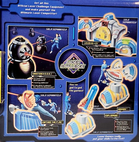 ToyMax Laser Challenge Tag Micro Max Blasters Silent Mode, Vintage 1998 ...
