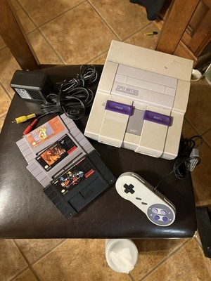 Super Nintendo System SNES Console Bundle Games, Cords, Controllers ...