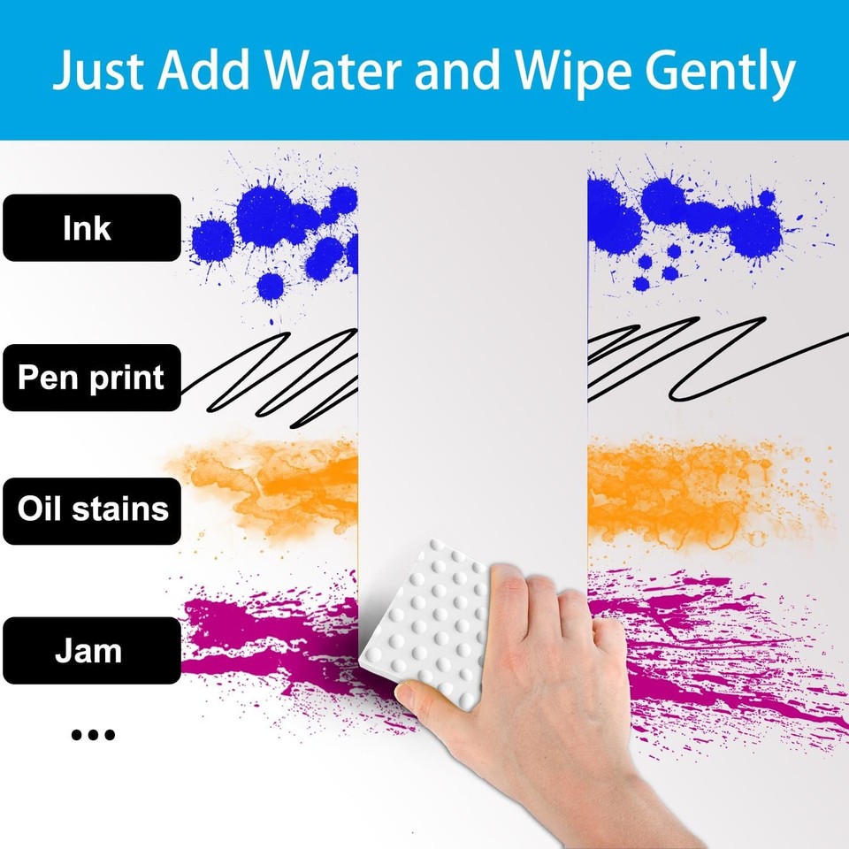 Magic Sponge Erasers 20 Pack Extra Dense Melamine Foam Pads Cleaning ...