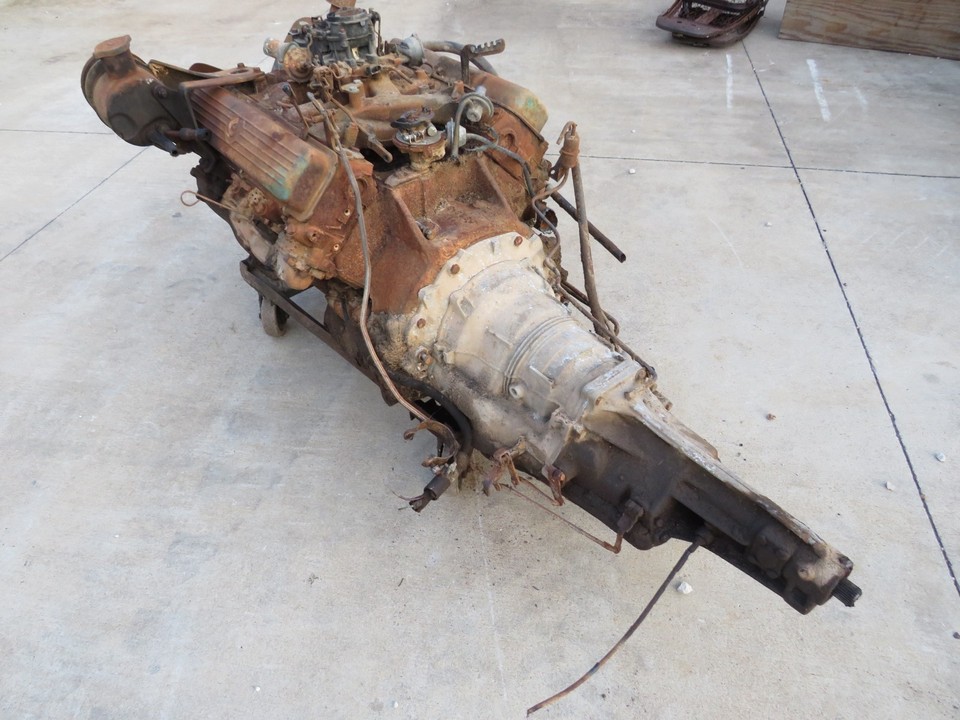 1962 62 Oldsmobile Rocket 394 V8 Engine & Transmission ~ Starfire ...