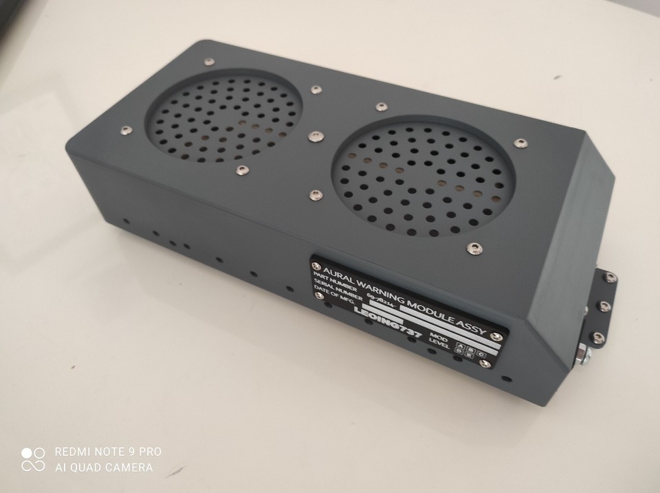 Boeing 737 style Aural Warning Module for flight simulation Cockpit ...