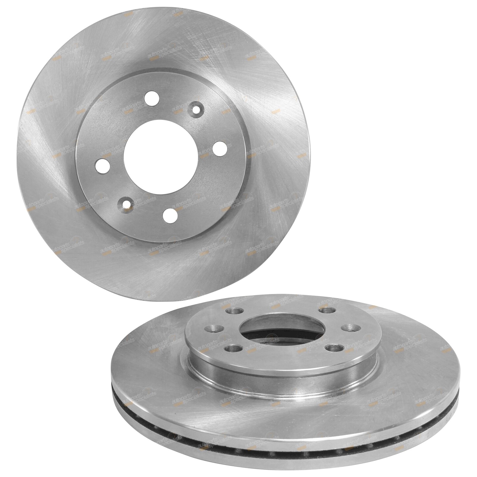 2 x Front Disc Brake Rotors for Kia Rio UB 4cyl 1.4L G4FA 2011~2017 ...