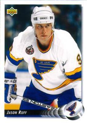 #522 Jason Ruff - St. Louis Blues - 1992-93 Upper Deck Hockey | eBay