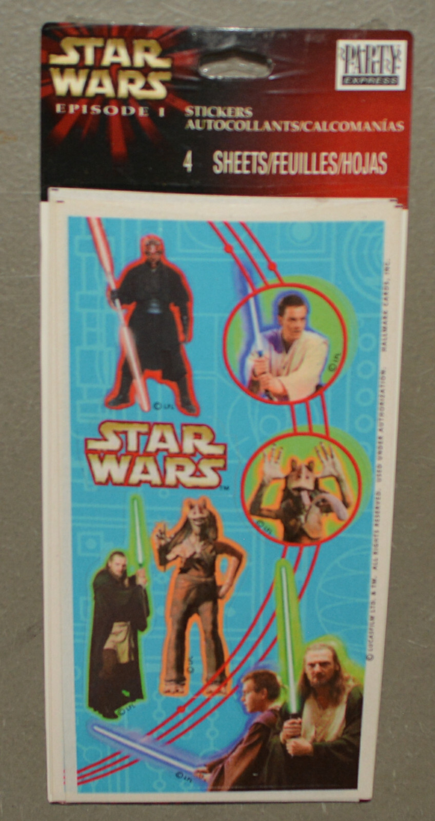 Star Wars stickers - Darth Maul, Obi-Wan Kenobi, Jar Jar Binks ...