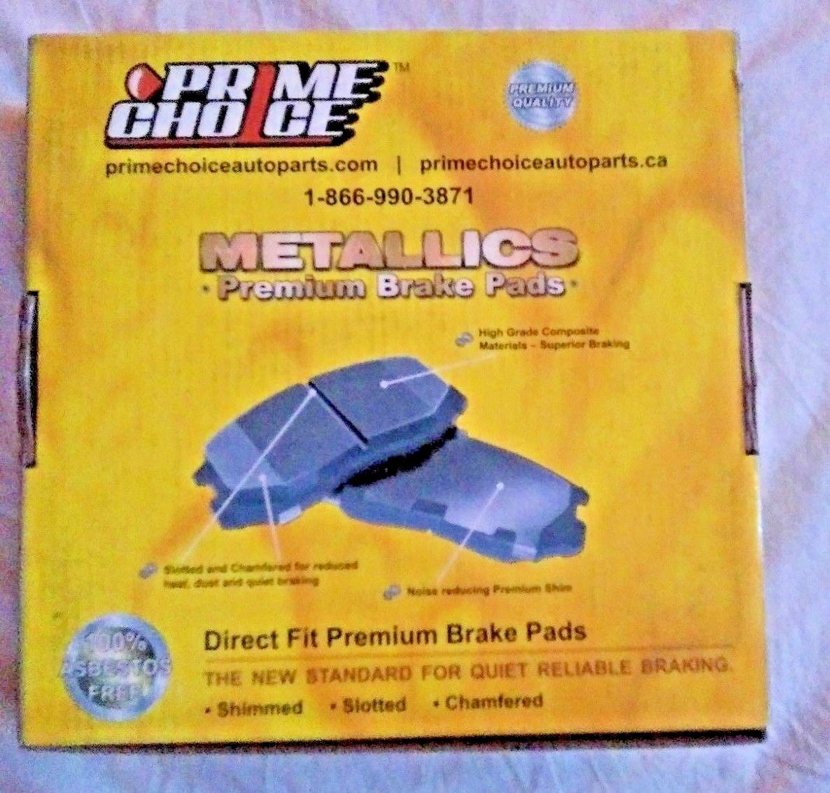 Prime Choice Auto Parts Metallics Premium Brake Pads SMK652 New in Box ...