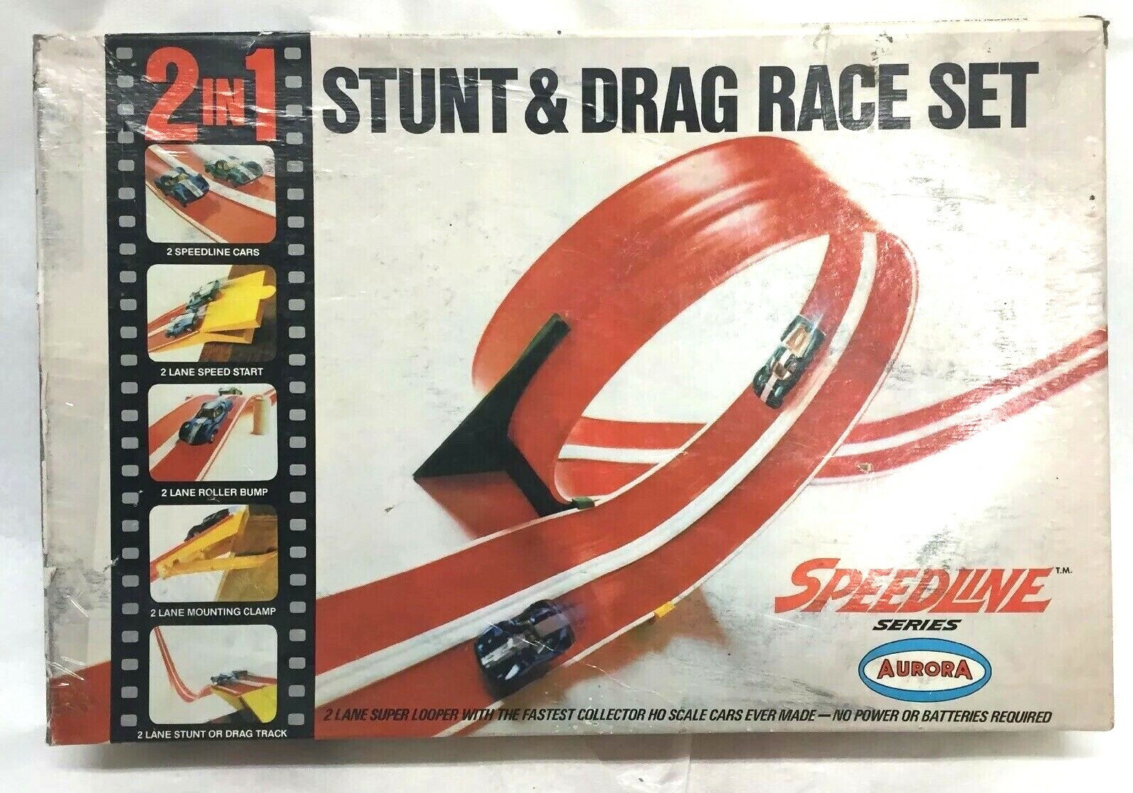 Vintage Aurora Cigar Box Speedline Cars, Mangusta and Ferrari W Stunt ...