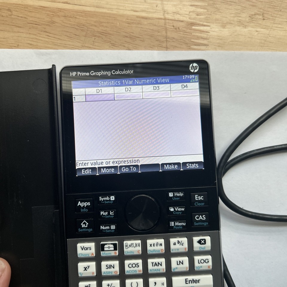 Hewlett Packard HP prime Graphing Calculator With Case Tested W charger ...