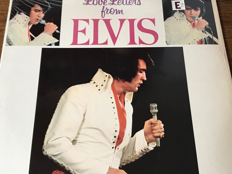 ELVIS ~ LOVE LETTERS ~ ORIGINAL ORANGE LABEL DYNAFLEX LP ~ STILL ...