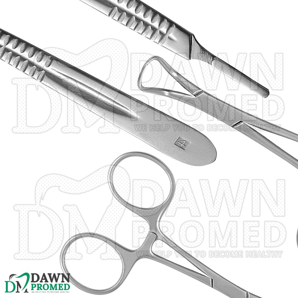 37 Pcs Cesarean Section Instrument Box with Lid Set OB/GYN Surgical ...