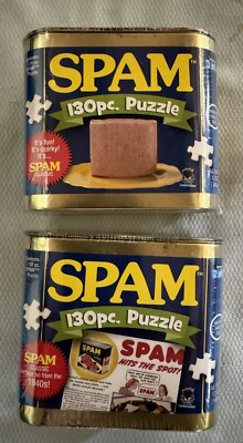 Lot (2) Spam Series 130 Piece Puzzle in Tin Number - Factory Sealed | eBay