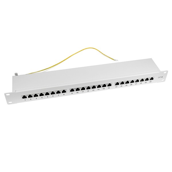 24-port Cat6a Shielded Rj45 Patch Panel 48cm Wallmount Rackmount ...