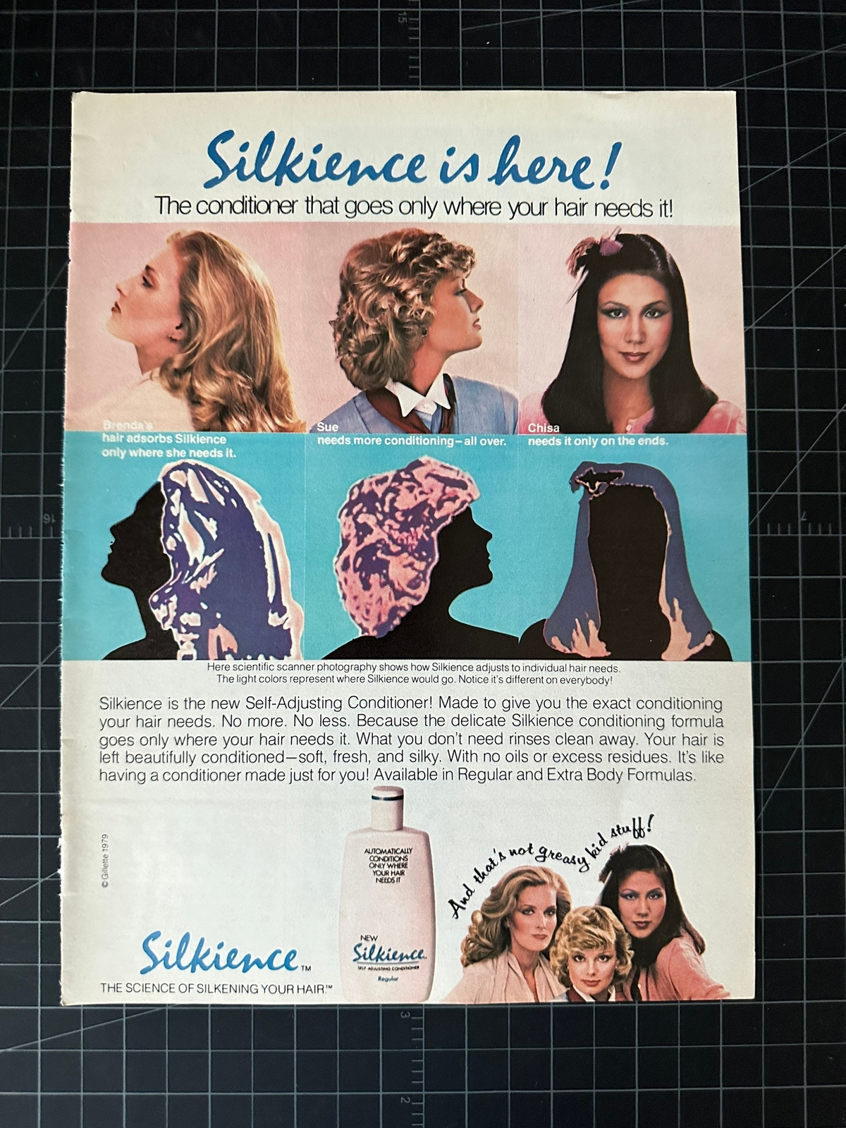 Vintage 1979 Silkience Hair Conditioners Print Ad | eBay