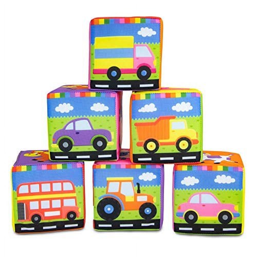 Baby Blocks GALT (Set of 6) NIP Washable soft Toys Motor Skills ...