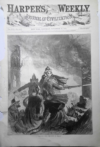 [Boston Fire] - Into the Jaws of Death - Harper's Weekly, November 30 ...