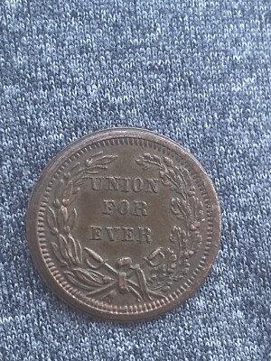 1863 Civil War Token Union For Ever Washington Statue | eBay