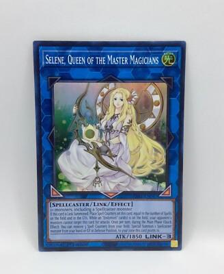 Yu-Gi-Oh! Selene, Queen Of The Master Magicians RA01-EN047, Super Rare ...