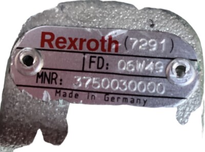 Rexroth 7291 FD 06w49 mnr 3750030000 | eBay Australia