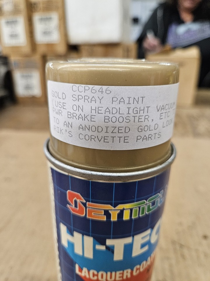 Seymour HITECH Anodized Gold Metallic Paint 16-812 Brake Booster Vacuum ...