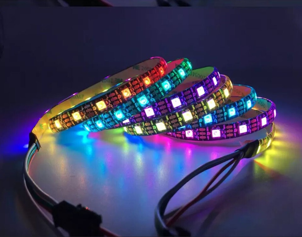 5M WS2811 5050 150/300 LED Strip Light RGB Dream Color Pixel ...