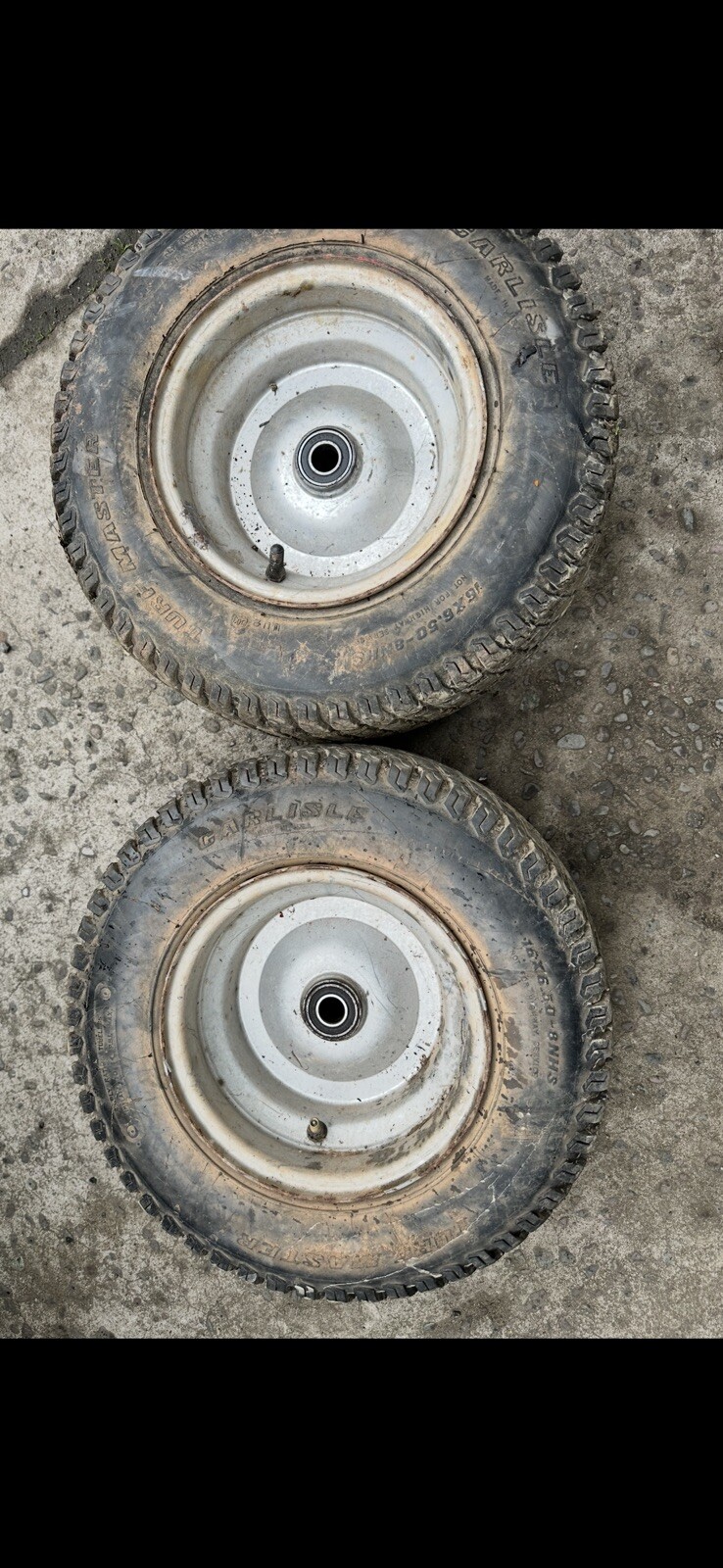 Countax A2050 Front wheel 16x6.50-8 tyre Countax A20/50H lawn tractor ...