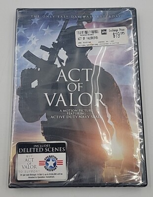 Act of Valor: (DVD, 2012) - Active Duty US Navy Seals, Brand New ...