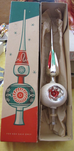 Vintage Shiny Brite Tree Topper In Box # 7054 | eBay