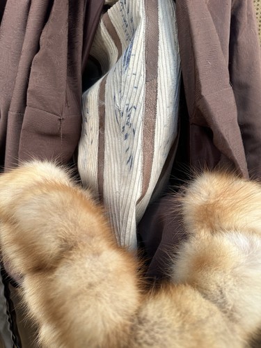 NEIMAN MARCUS ZANDRA RHODES DESIGNER GOLDEN RUSSIAN SABLE FUR COAT ...