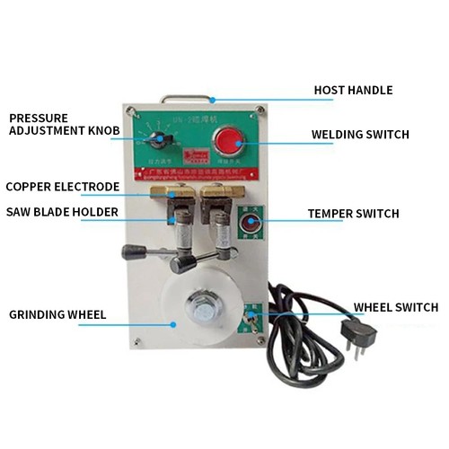 2000KW Welding Machine Mini Butt Welders with Tempering for Band Saw ...