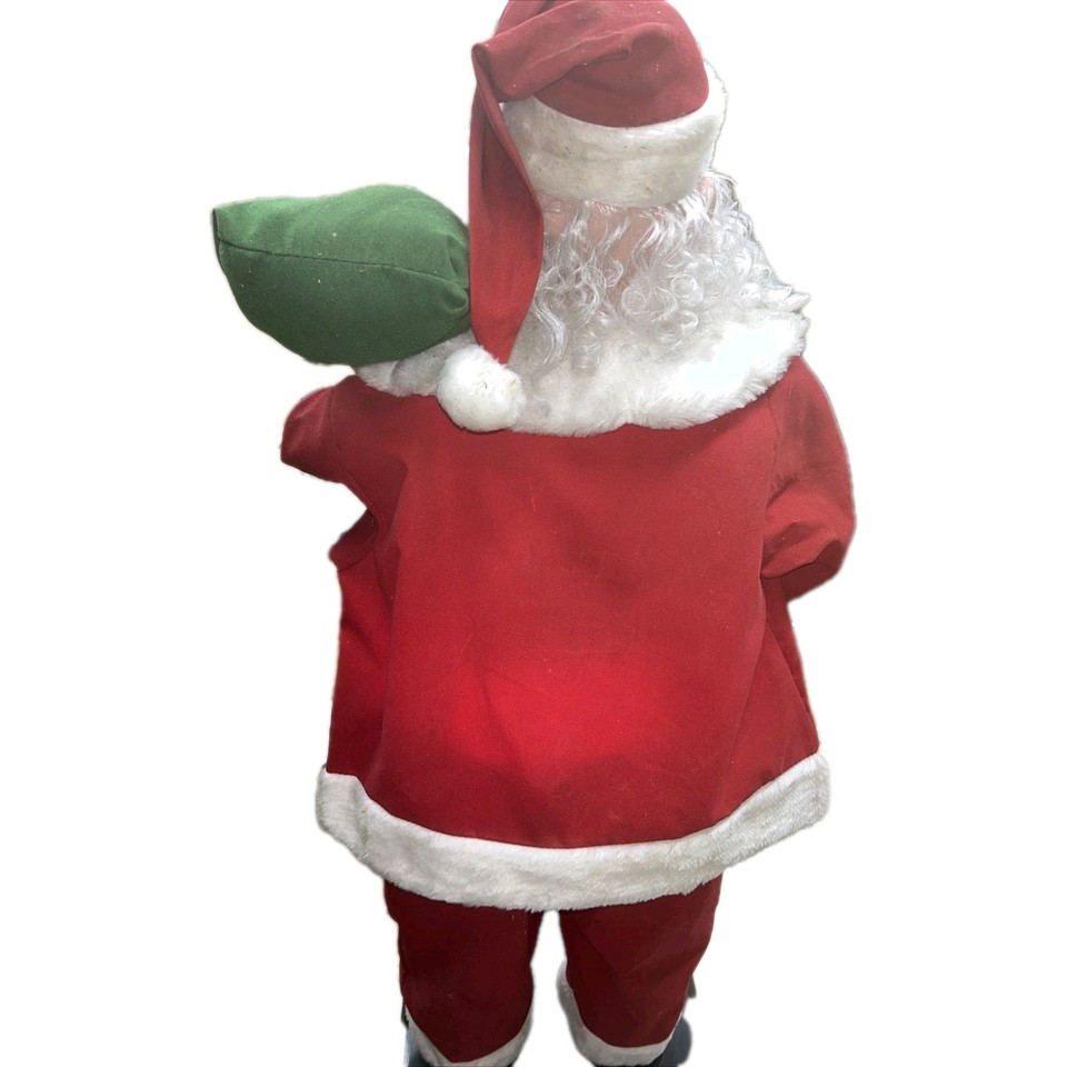 36” animated lighted Santa clause | eBay