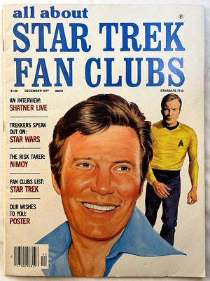 Vintage Magazine All About Star Trek Fan Clubs ISSUE #6 DEC 1977 ...
