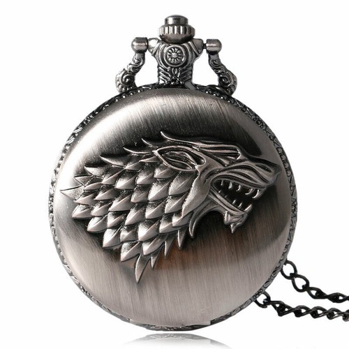 For Men Women Pocket Watches with Chain Stark House Quartz Movement ...