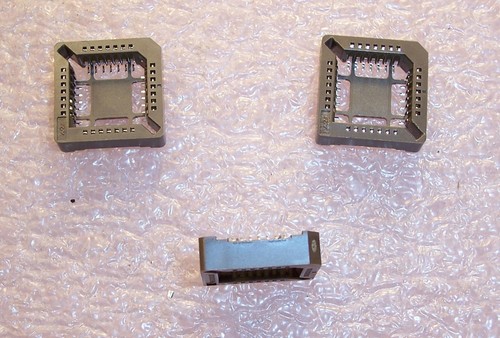 QTY (28) 28 PIN SMD PLCC IC SOCKETS PLCC28-SMTL ROBINSON NUGENT 1 TUBE ...
