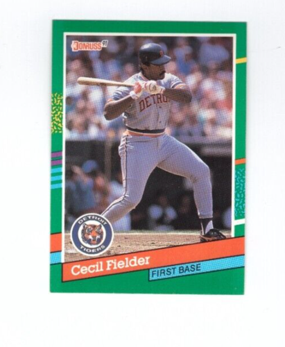 1991 Donruss baseball card #451 Cecil Fielder Tigers | eBay