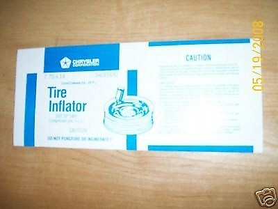 1970 1971 DODGE CHARGER CHALLENGER SPACE SAVER INFLATOR | eBay