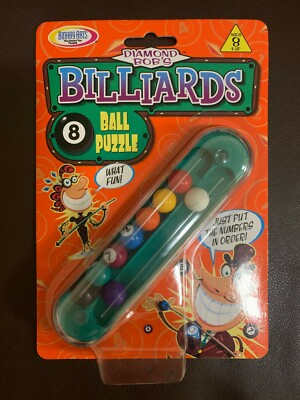 BINARY ARTS Diamond Bob's BILLIARDS 8 Ball Puzzle Brain Teaser 1998 ...