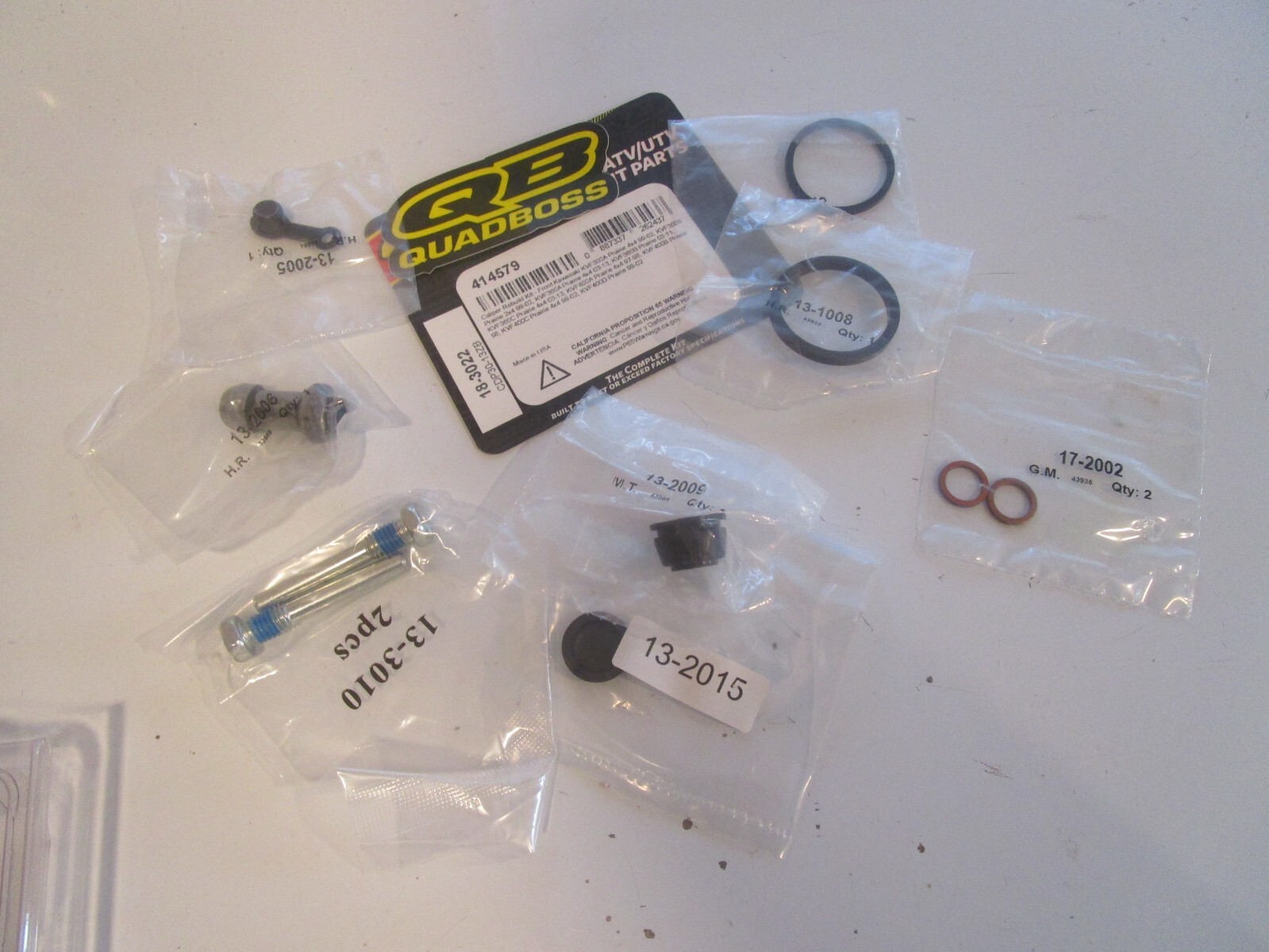 NEW Kawasaki 99-02 KVF300 360 PRAIRIE 4X4 Super Rebuild Kit Quadboos ...