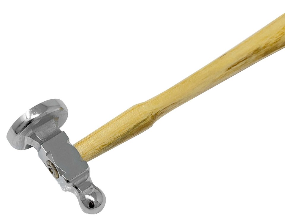 1-1/2" Domed Face German-Style Chasing Hammer 11" Length Jewelry Making ...