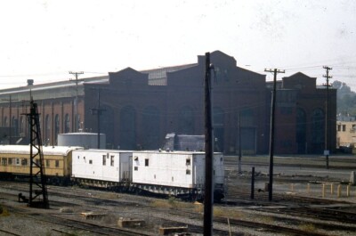 RDG reading railroad locomotive shop scene 1986 original slide | eBay