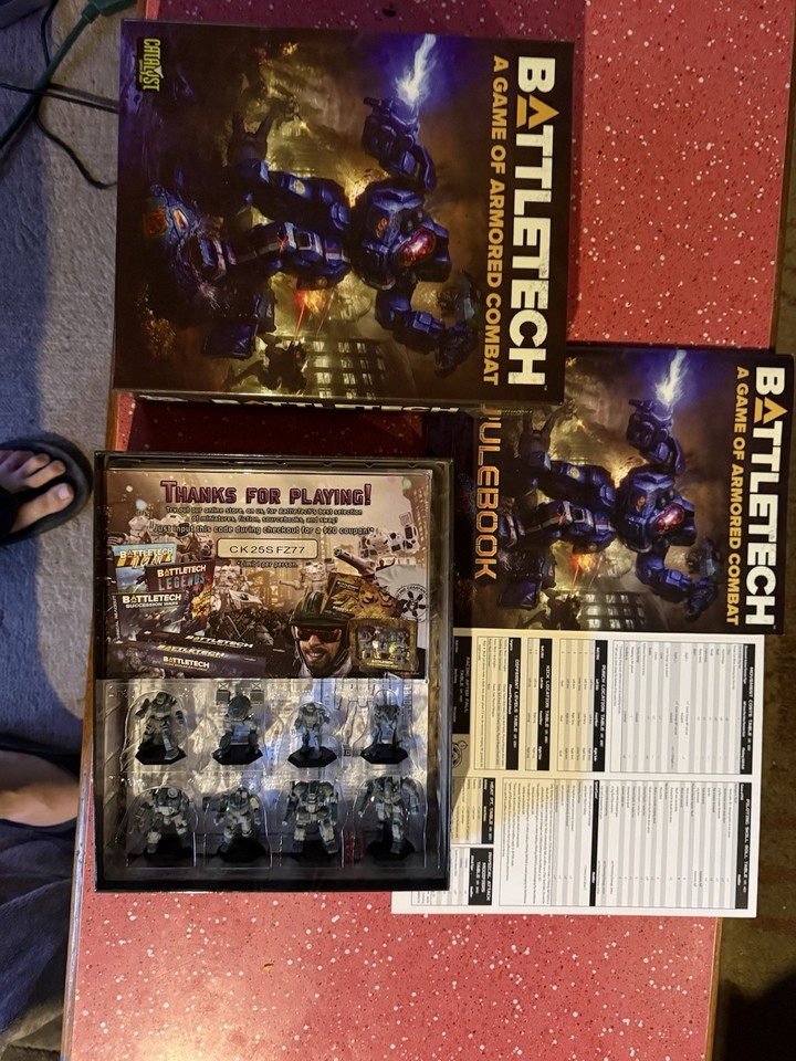 Battletech Games And Miniature Sets. Excellent Condition In original ...