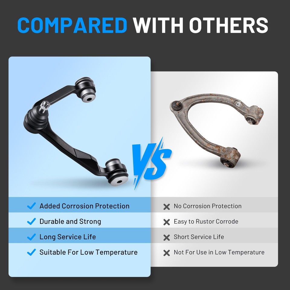 4Pcs Front Upper Control Arm & Ball Joints Fits F-150 F-250 Lobo ...