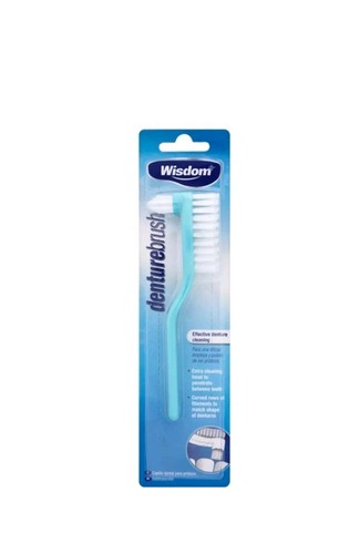 Wisdom Denture Toothbrush Blue Colour New | eBay