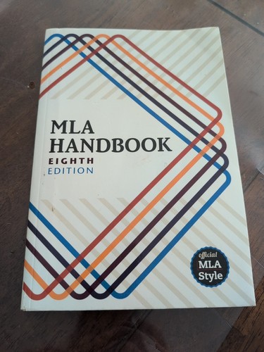 MLA Handbook 8th Edition ISBN 9781603292627 Price drop | eBay
