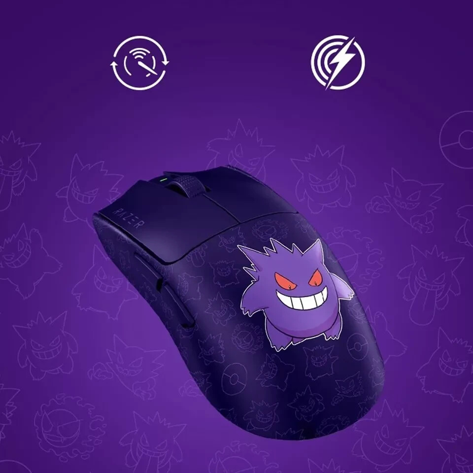 Razer x Ultra-lightweight Wireless Gaming Mouse Pokémon Gengar Viper V3 ...