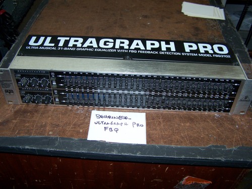 Behringer Ultragraph Pro FBQ Equalizer EQ 2 Channel Great Working ...
