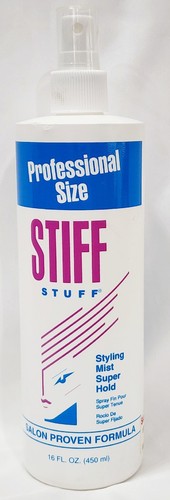 Stiff Stuff STYLING MIST Super Hold Hair Dries Instantly 16 oz/450mL ...
