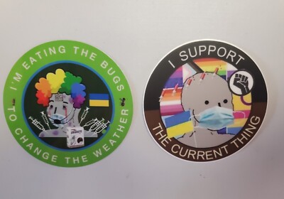 GLOBAL WARMING NPC STICKERS 2 PACK LOT | eBay