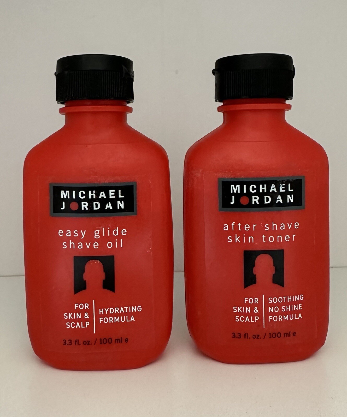 Michael Jordan Combo After Shave Skin Toner Skin & Scalp & Easy Glide ...