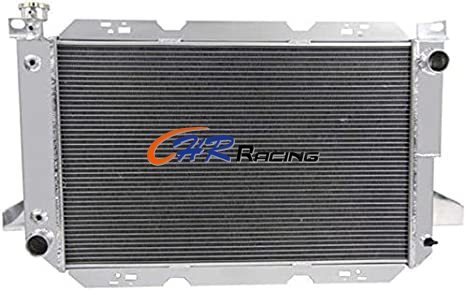 3 Row Alu Radiator For 1985-1996 FORD F-150 F-250 F-350 BRONCO V8 5.0/5 ...