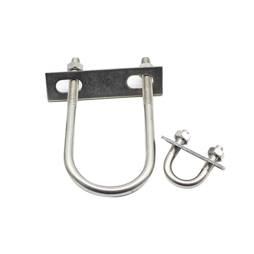 U Bolt Plates and Nuts Stainless Steel 304 A2 Rigging M6 M8 M10 M12 U ...